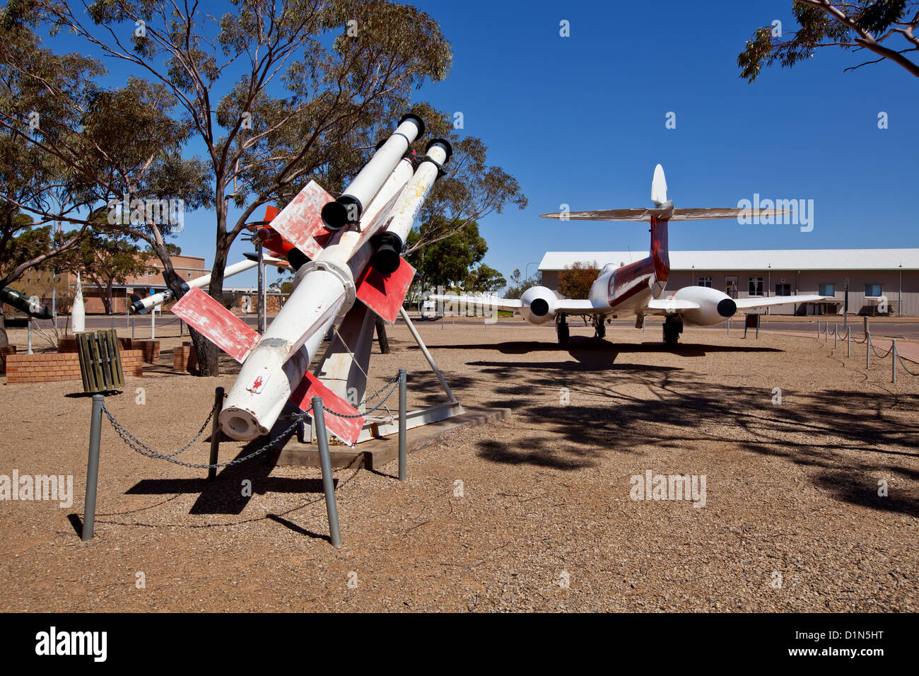 Rocket heritage park Woomera South Australia Stock Photo - Alamy