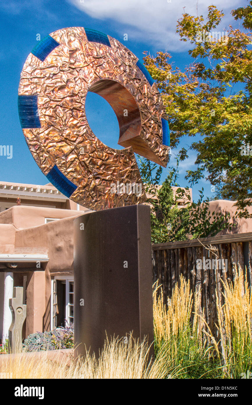 Outdoor art displays in Santa Fe, New Mexico Stock Photo - Alamy