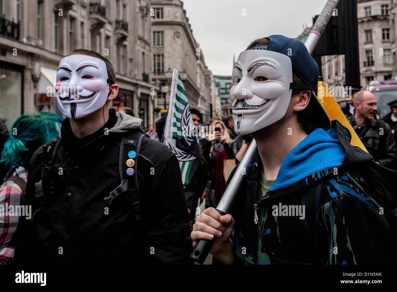 Anarchists flags hi-res stock photography and images - Alamy
