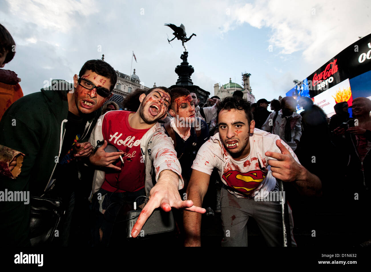 Zombies shuffle around the West End on the annual "World Zombie Day ...