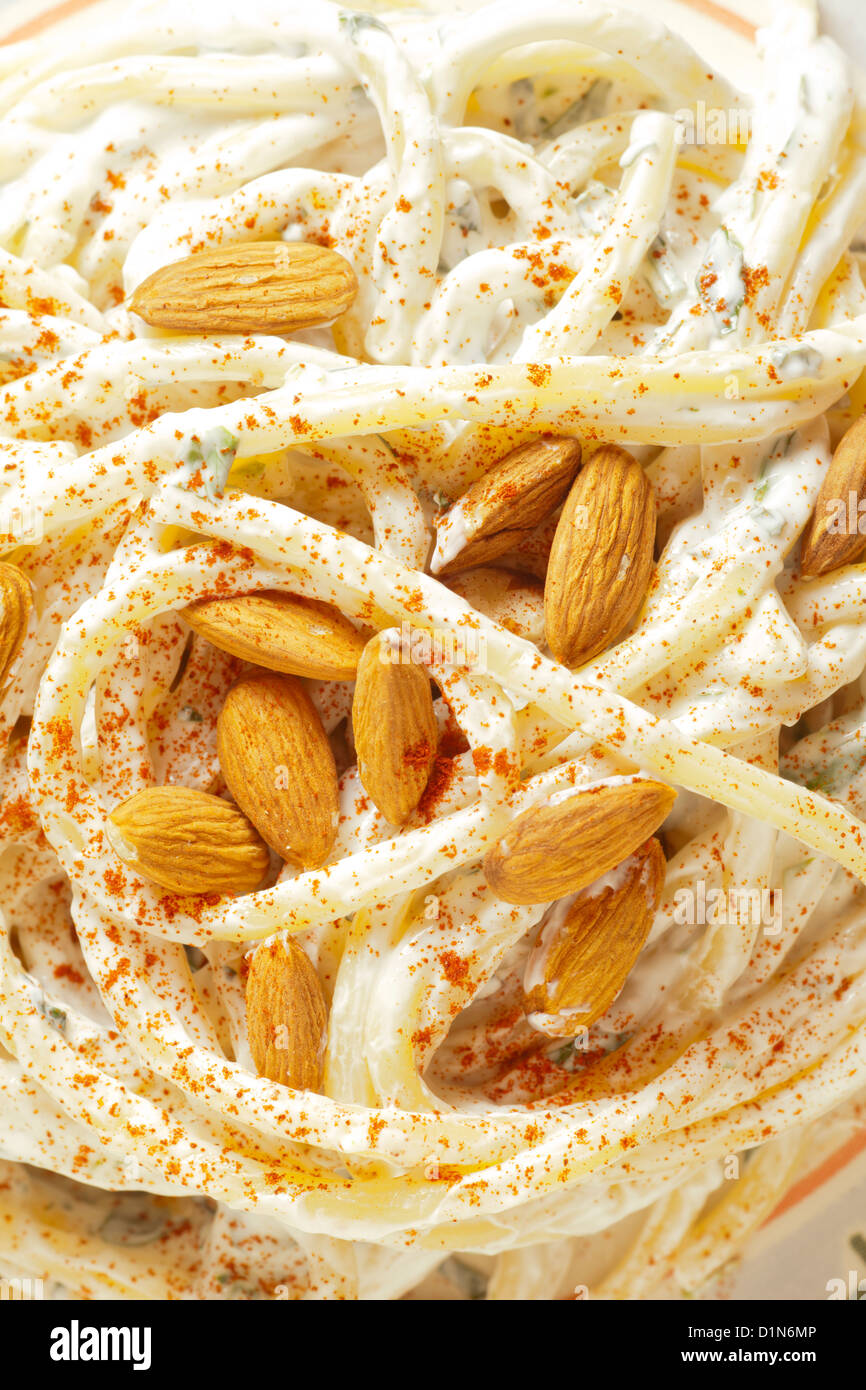 Syrian Pasta With Yogurt Sauce: Macarona bi Laban Stock Photo - Alamy