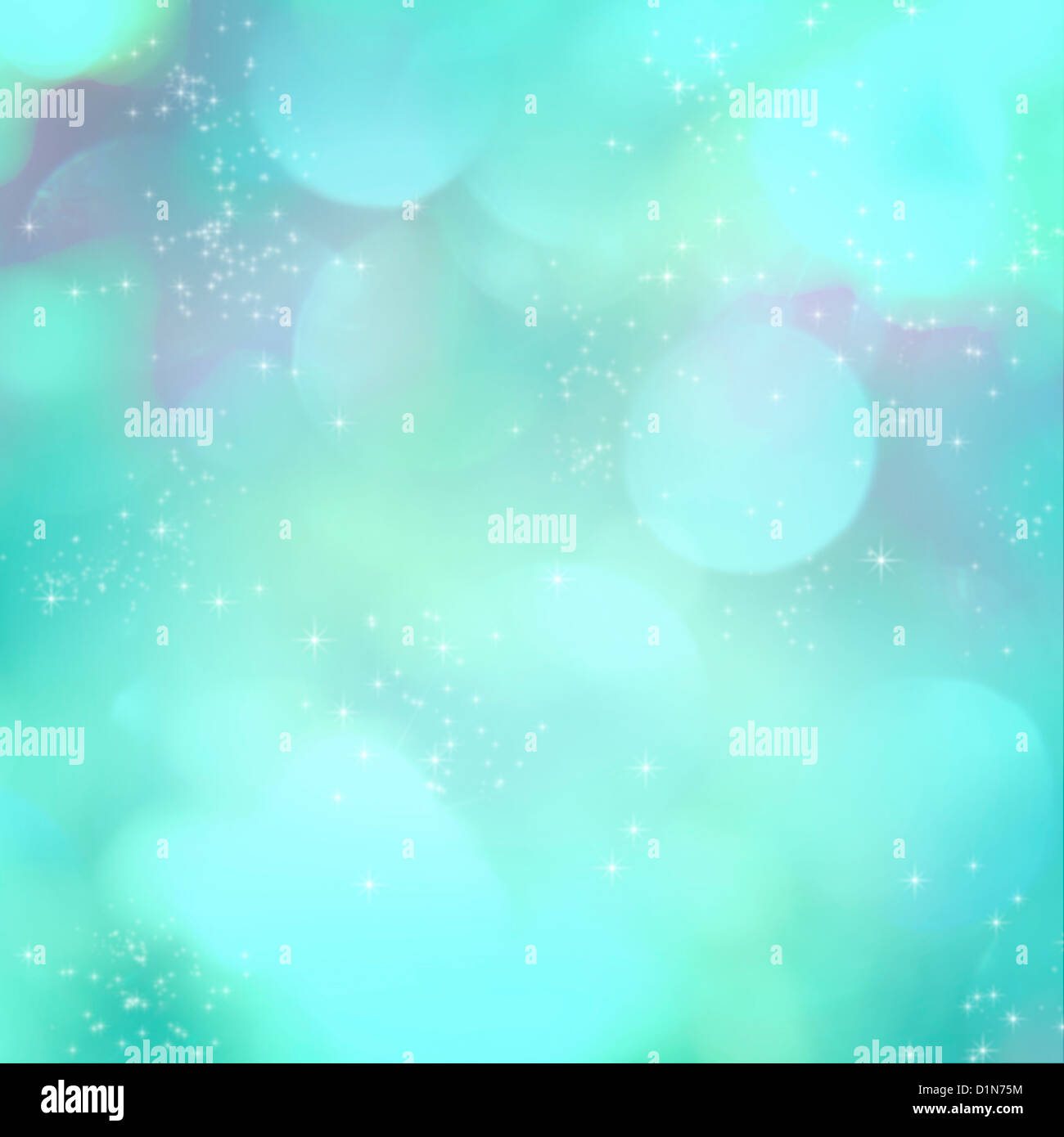 Soft blue light abstract background with sparkling white stars Stock ...