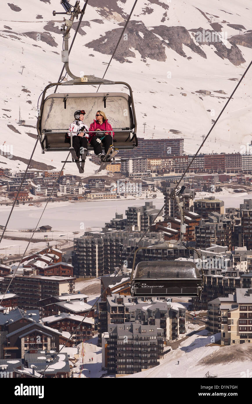 Tignes, Val claret Stock Photo - Alamy