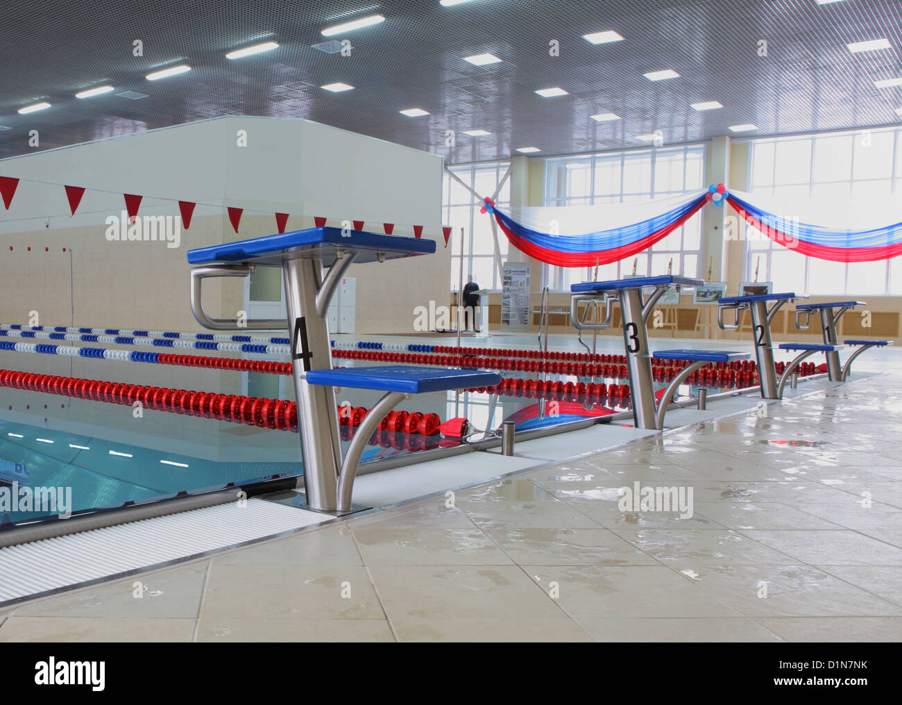 Swimming starting block hi-res stock photography and images - Alamy