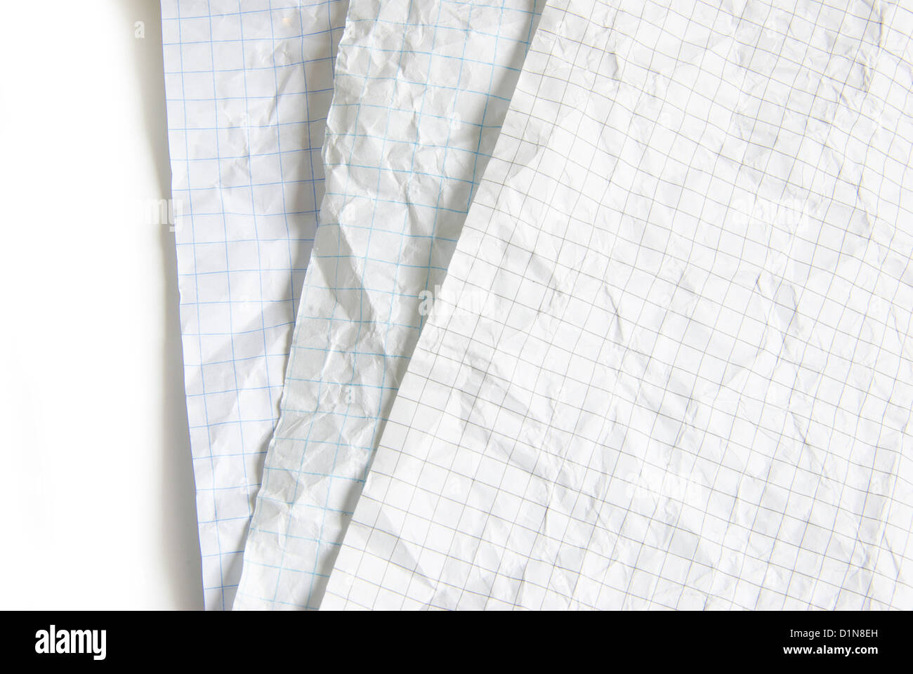 piece of white paper, great for textures and backgrounds Stock Photo ...