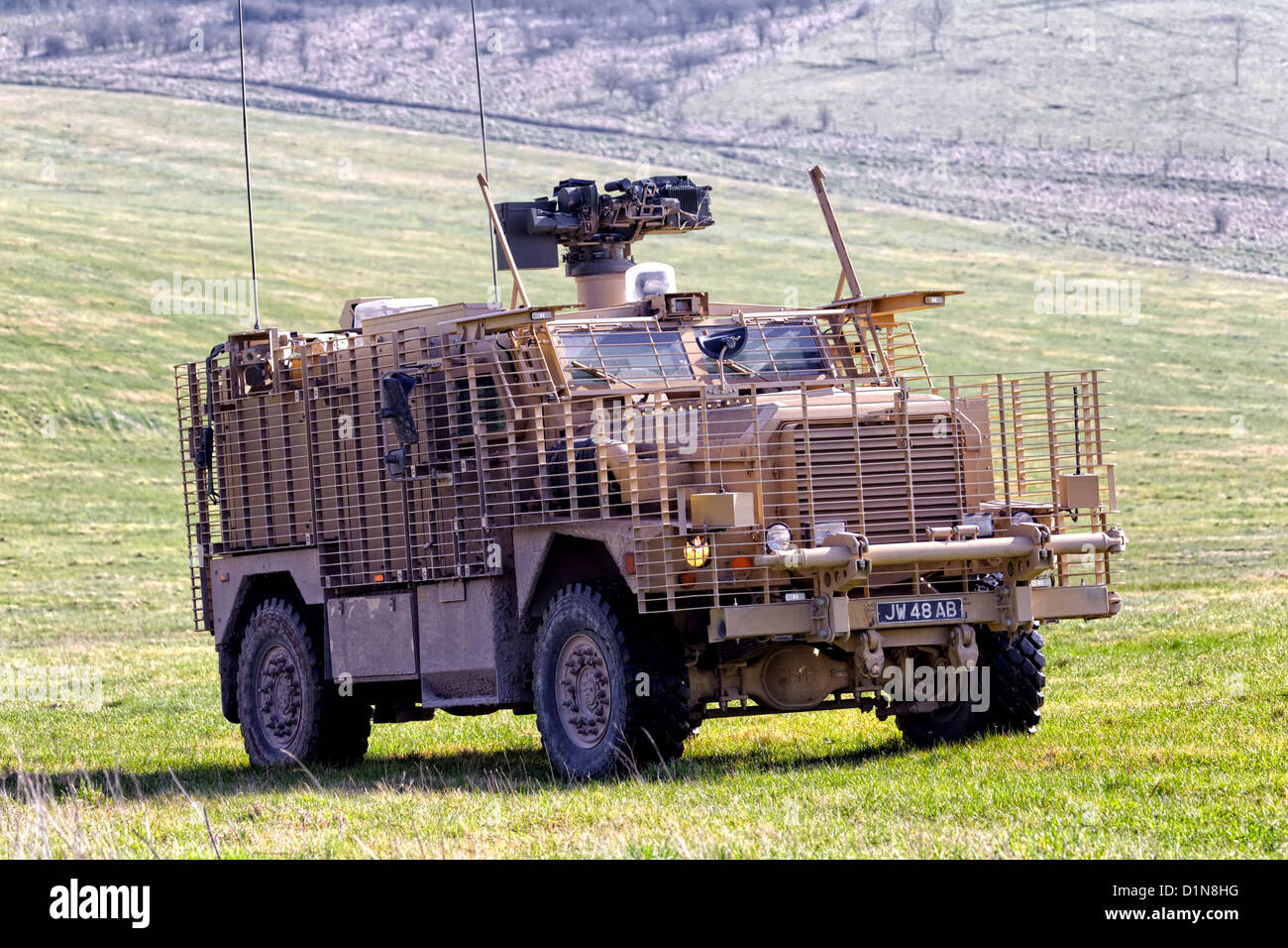 British Army Ridge back Medium Mine Protected Vehicle pre Afghanistan ...