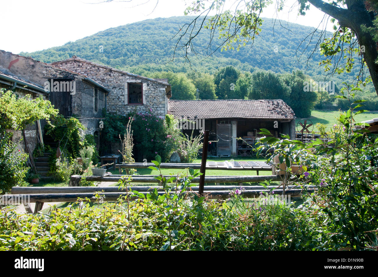 A Pottery in Cliousclat a small village in the Drome, Provence-Alpes ...