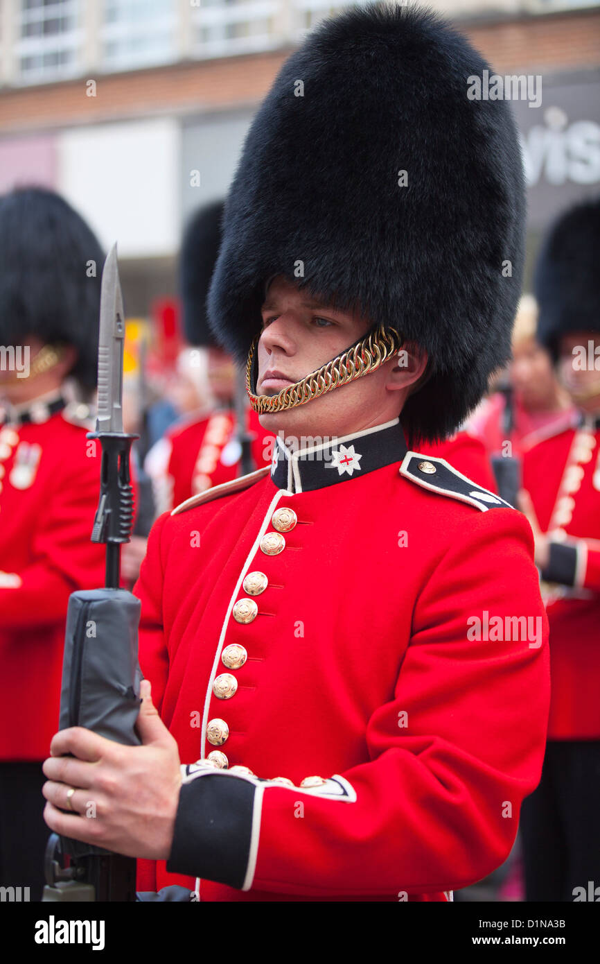 British army parade close up hi-res stock photography and images - Alamy