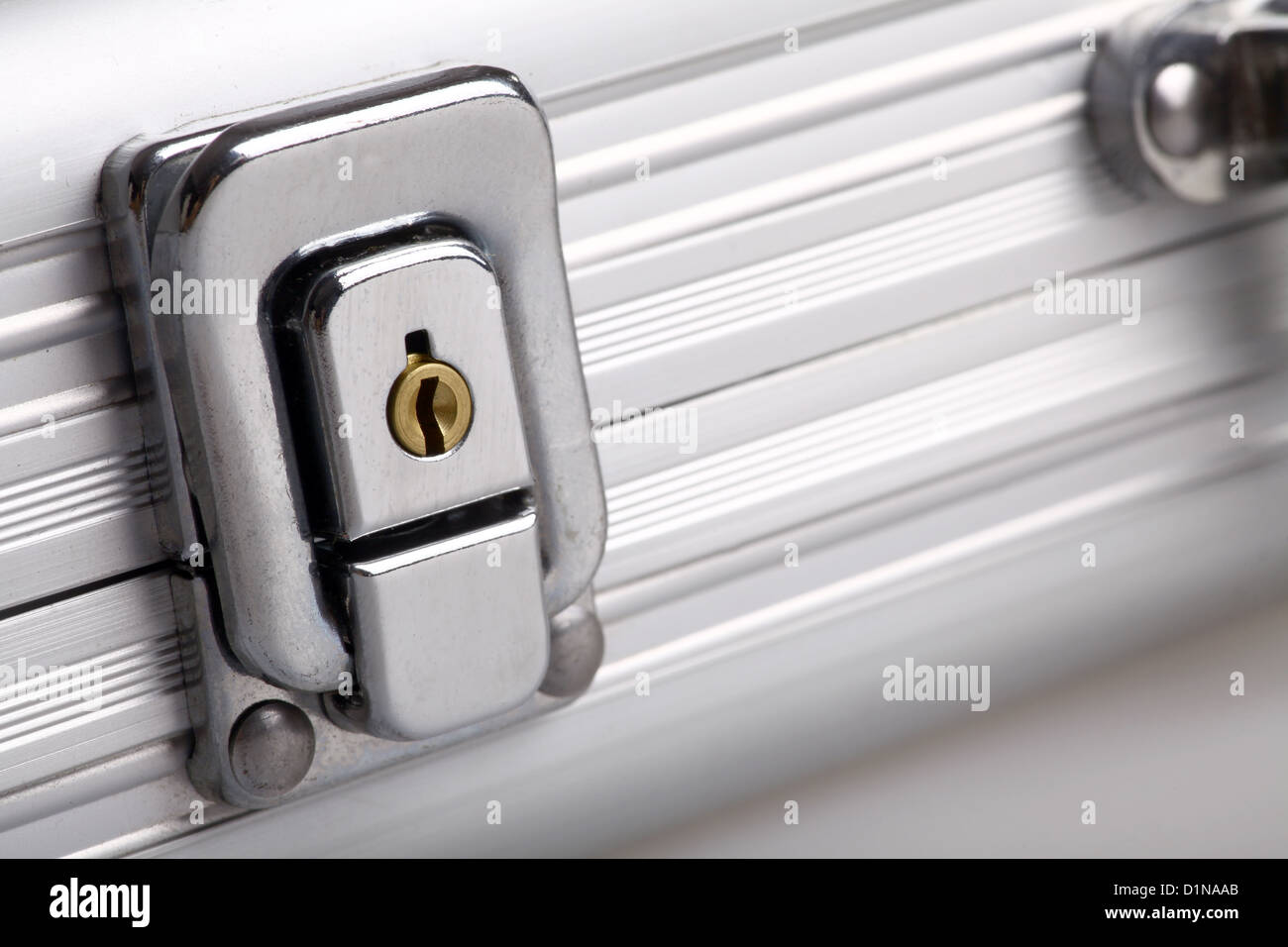 White metal suitcase hi-res stock photography and images - Alamy