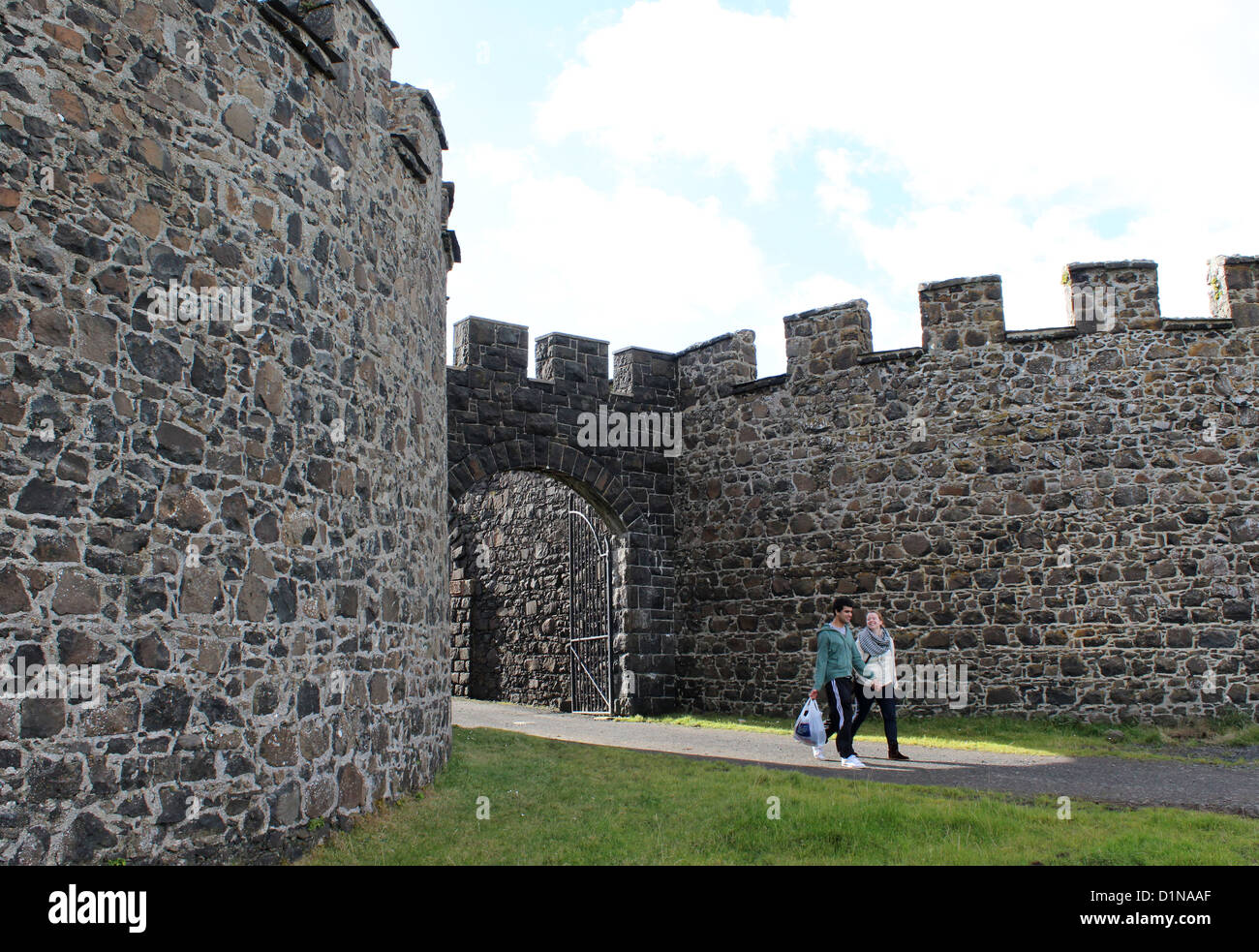 Castle fortifications of Downhill Demesne, County Londonderry, Northern ...