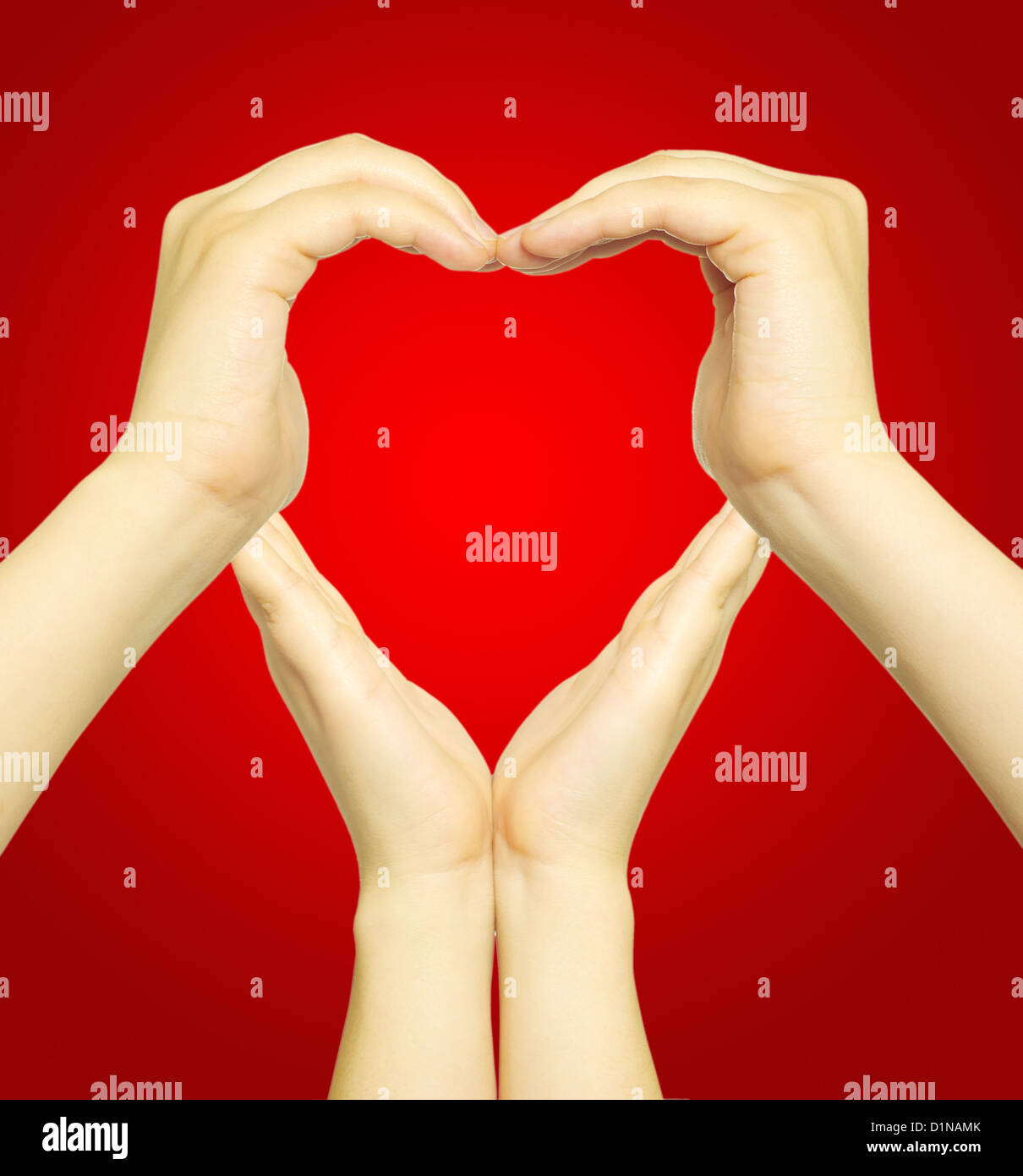 woman’s hands made in the form of heart Stock Photo - Alamy