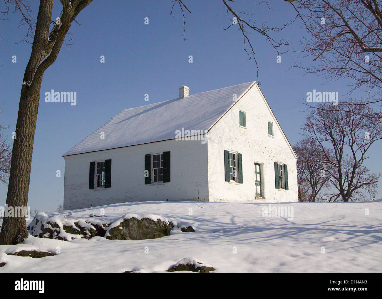 Dunker church antietam national battlefield hi-res stock photography ...