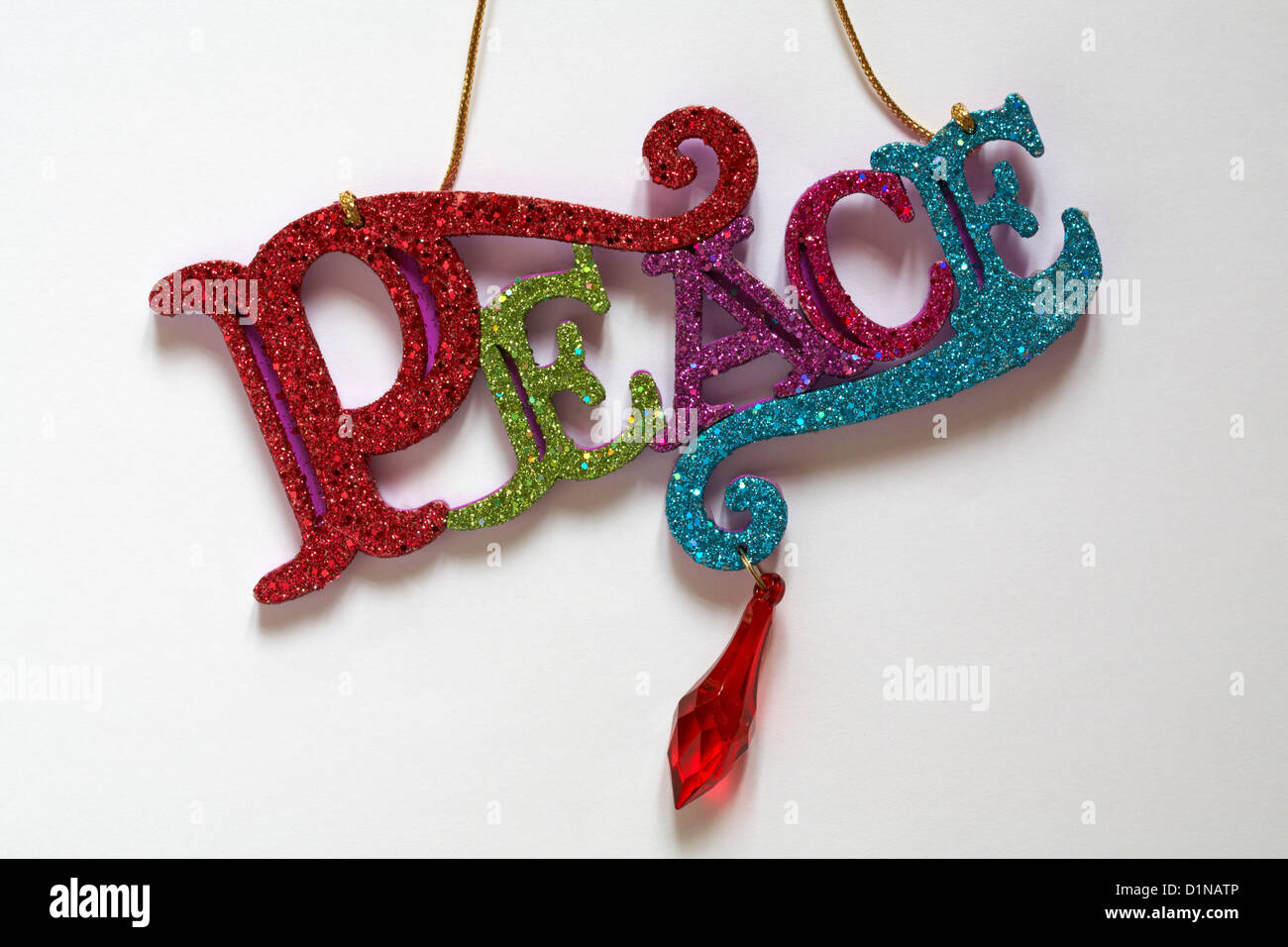 Peace hanging decoration hi-res stock photography and images - Alamy