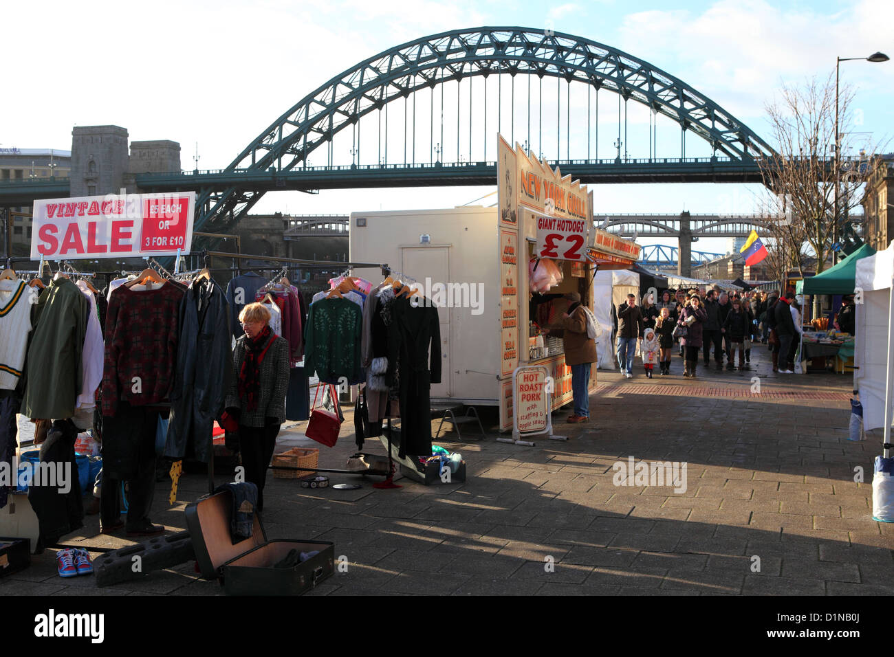 Quayside Market Newcastle Stock Photos & Quayside Market Newcastle ...