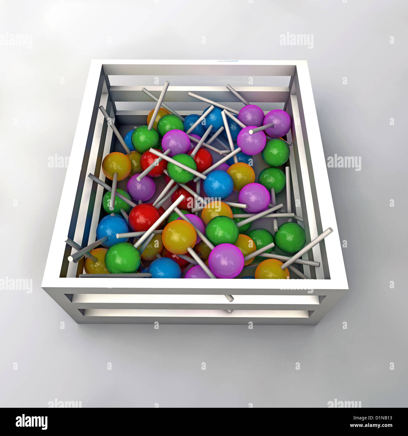 many candies isolated on white background Stock Photo - Alamy