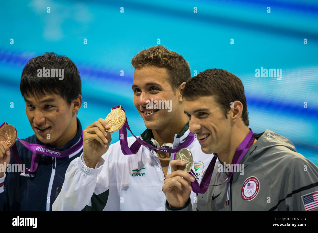 Chad le clos medal hi-res stock photography and images - Alamy