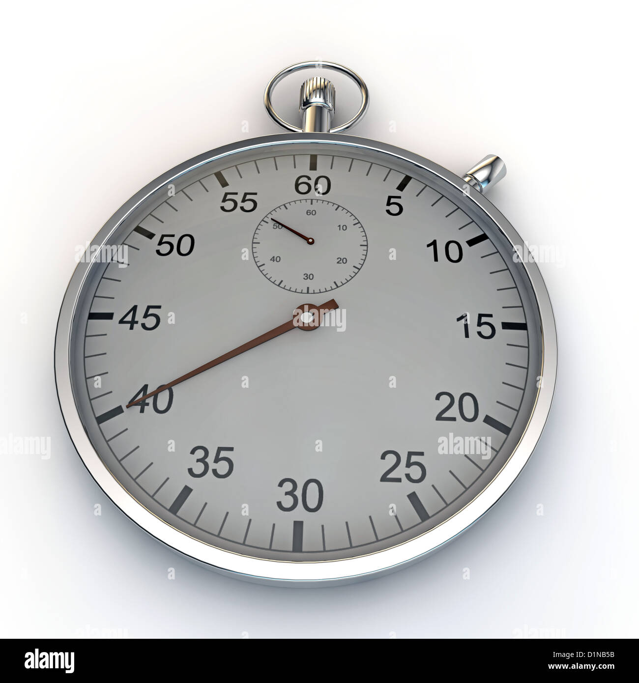 stopwatch isolated on white background Stock Photo - Alamy