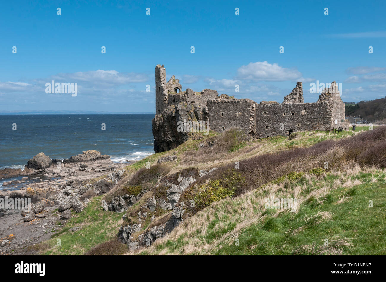 Dunure scotland castle britain eu uk gb hi-res stock photography and ...