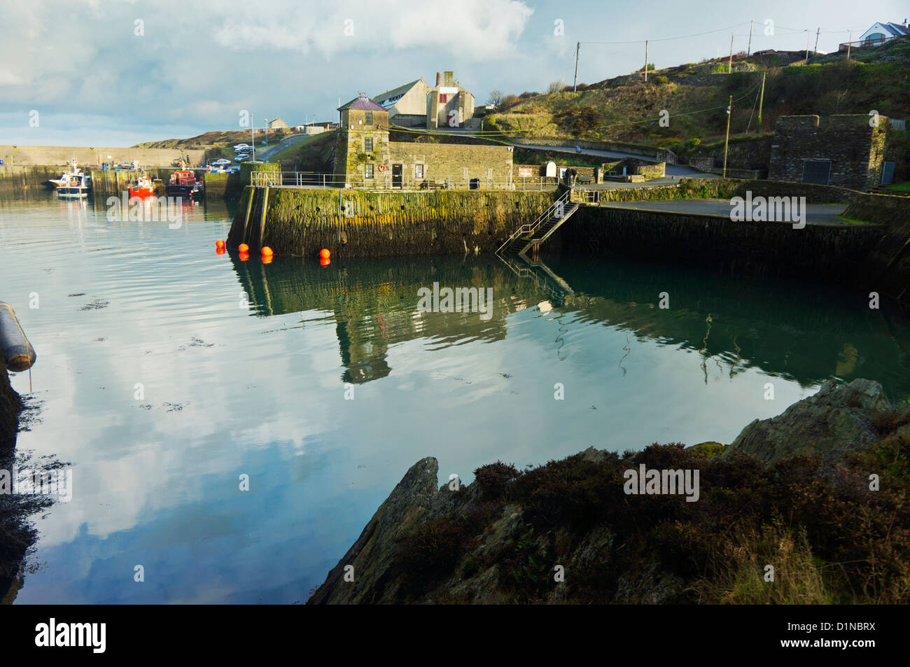 Amlwch Port Amlwch Anglesey North Wales Uk. Watch tower Stock Photo - Alamy