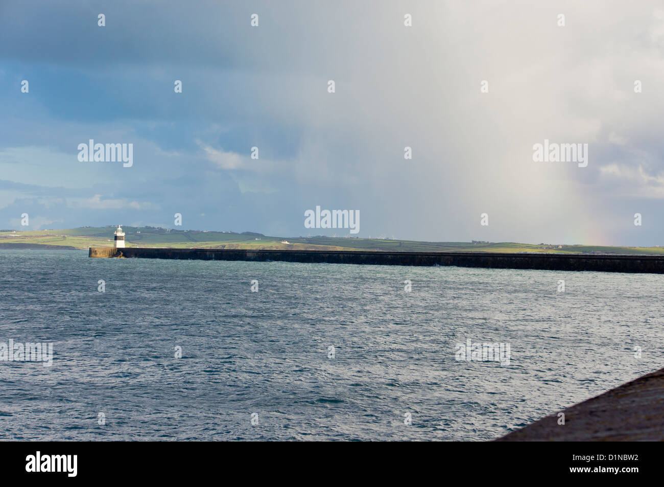 Holyhead Breakwater & Harbour Anglesey North Wales UK Stock Photo - Alamy