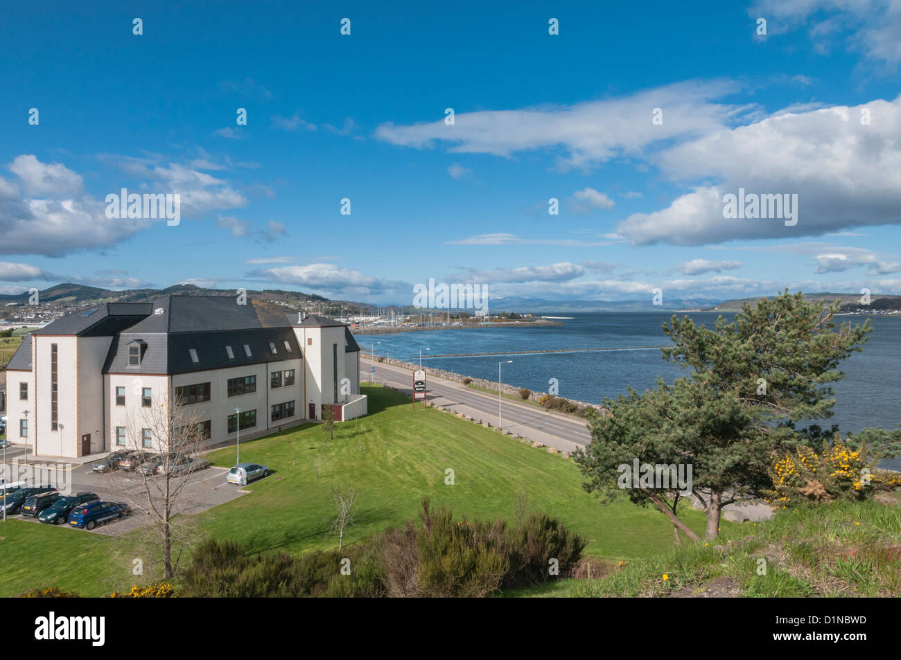 View across Beauly Firth to Inverness City Highland Scotland Stock ...