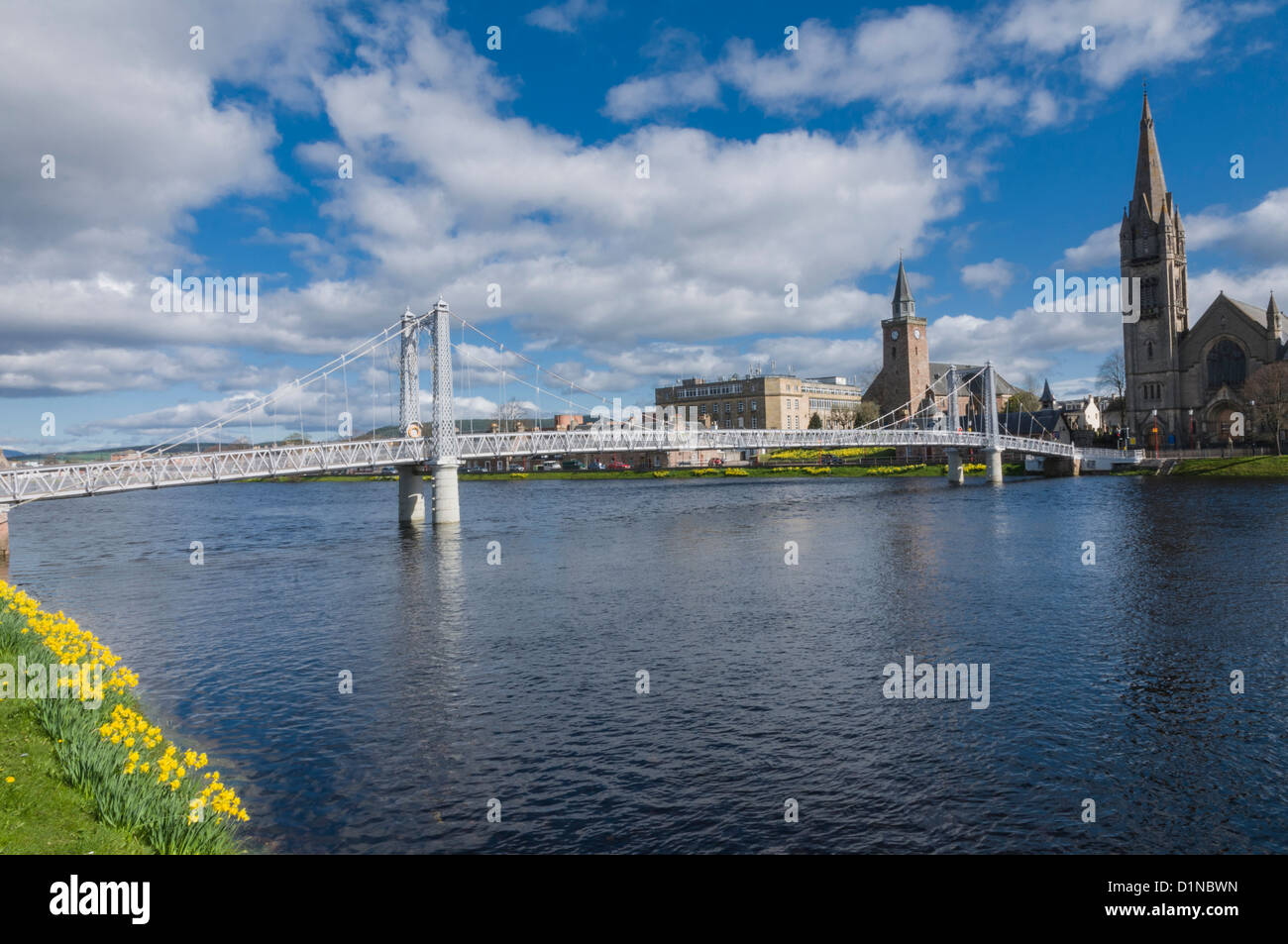 Ness Suspension Bridge Inverness High Resolution Stock Photography and ...