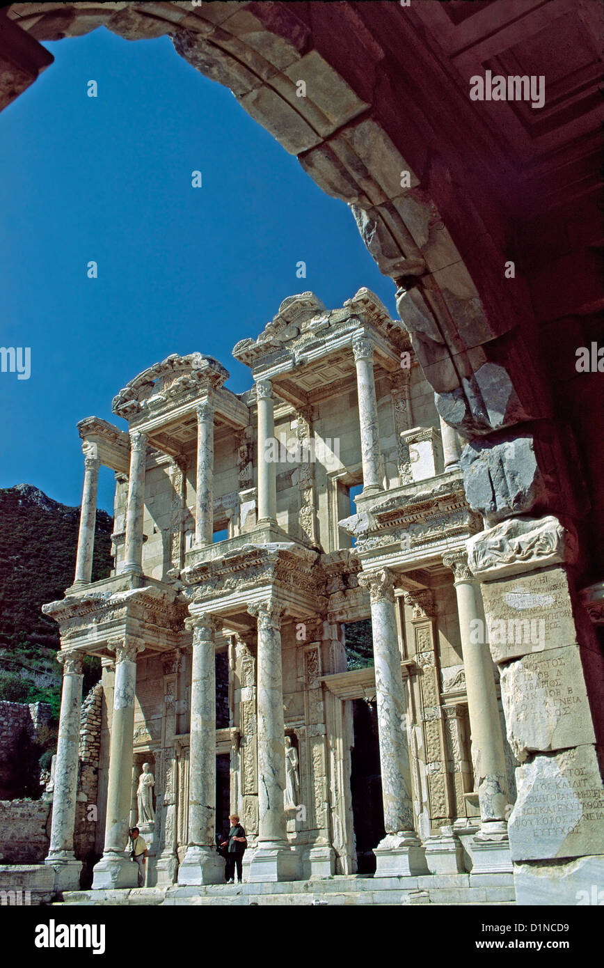 The library at Ephesus, Turkey Stock Photo - Alamy