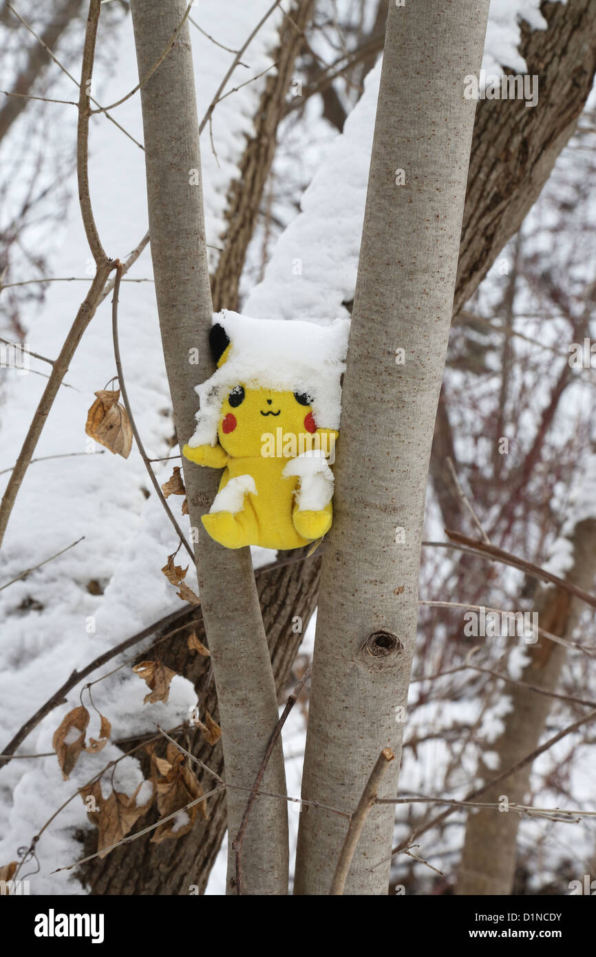 Pikachu snow hi-res stock photography and images - Alamy