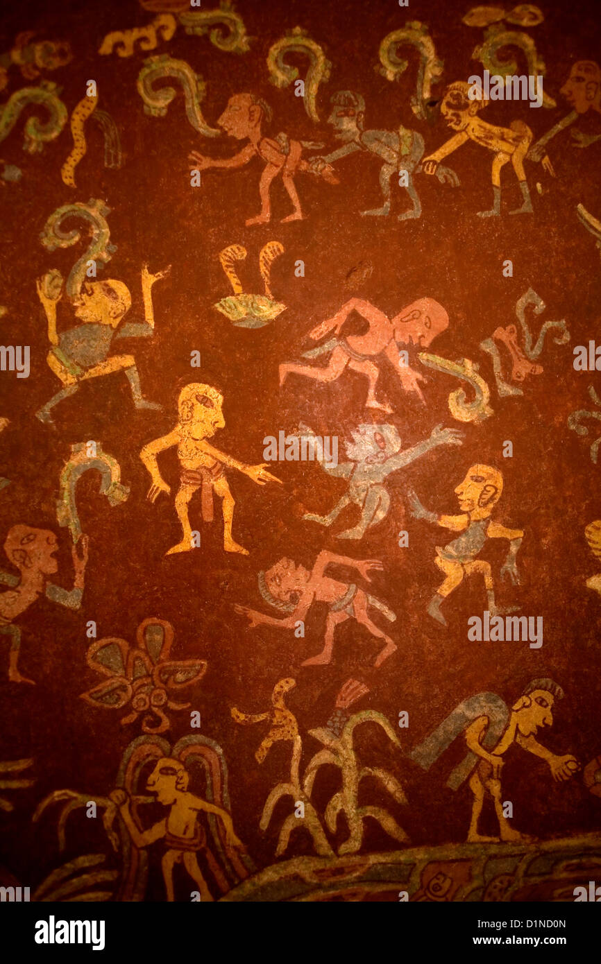 Mexico teotihuacan tepantitla mural hi-res stock photography and images ...