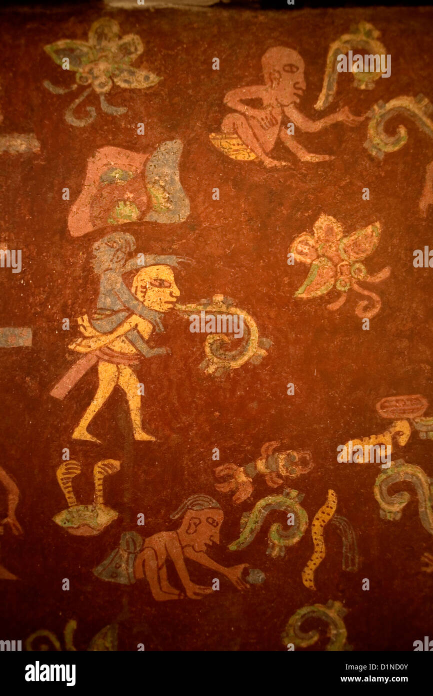 Mexico teotihuacan tepantitla mural hi-res stock photography and images ...
