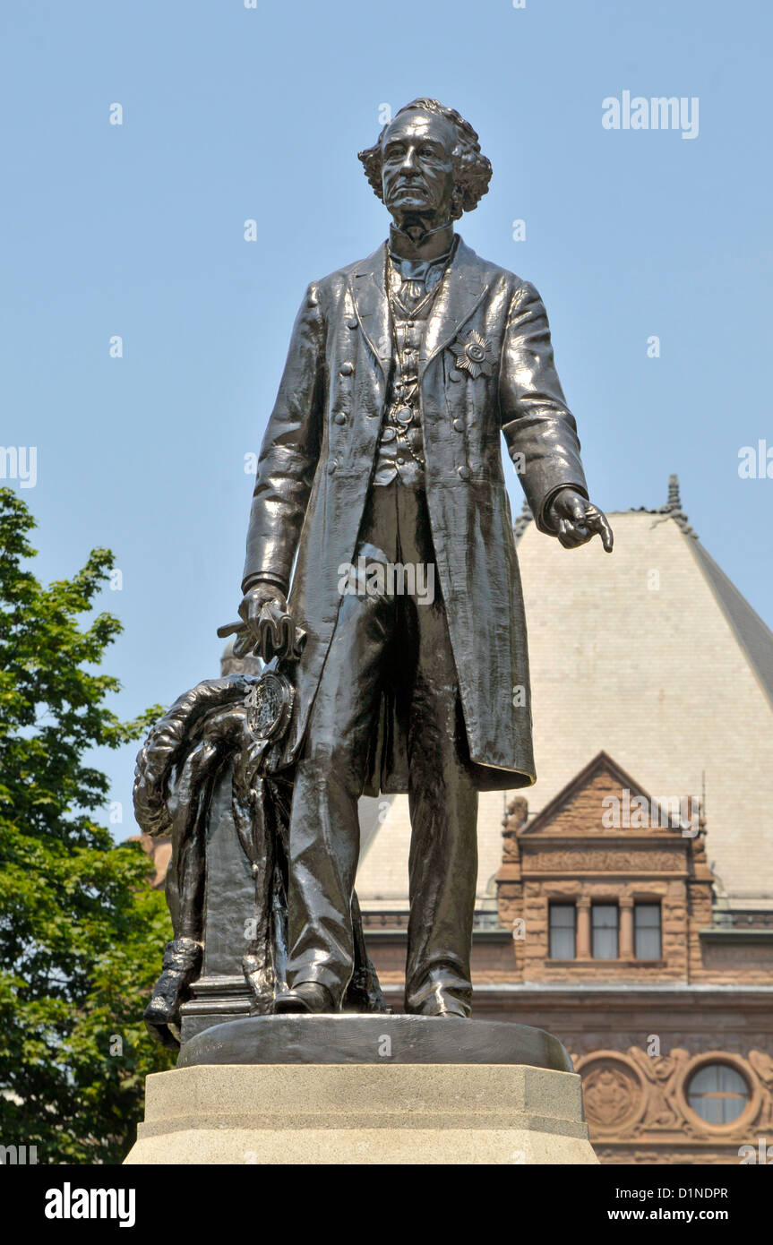 John MacDonald Statue Legislative Assembly Queen's Park Toronto Ontario ...