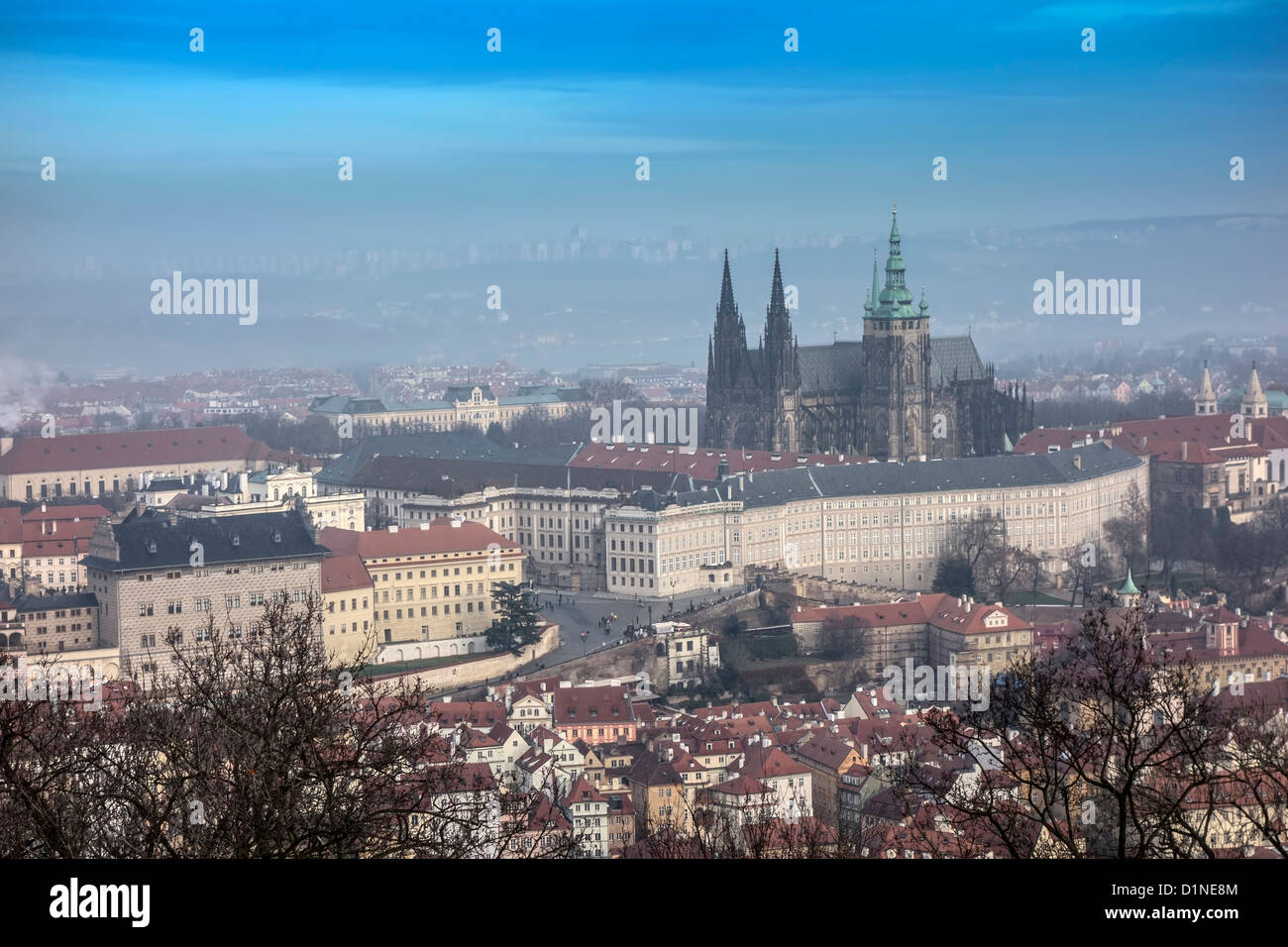 Landscape of Prague castle, Czech Republic Stock Photo - Alamy