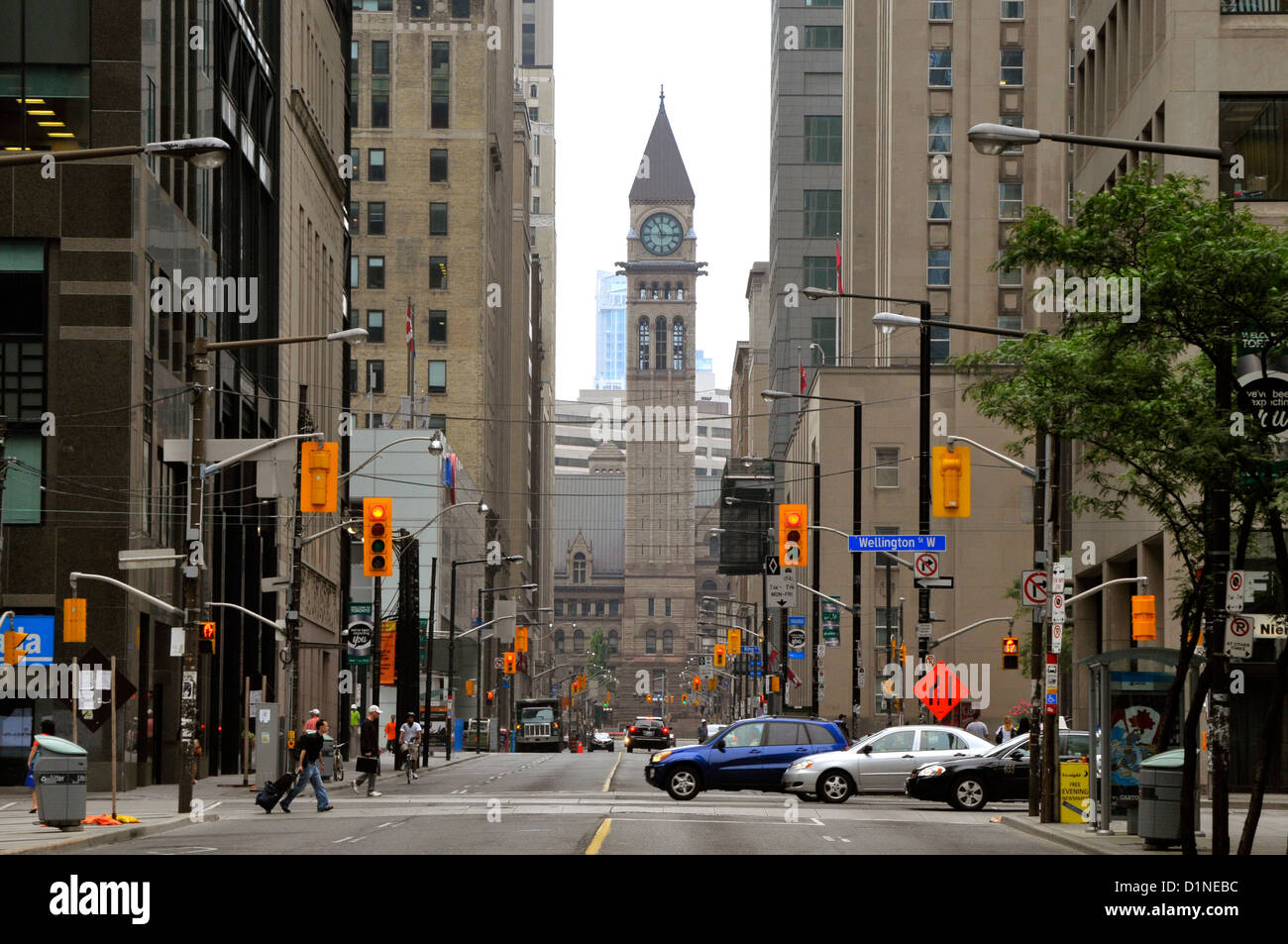 Downtown city life Toronto Ontario Canada Stock Photo - Alamy