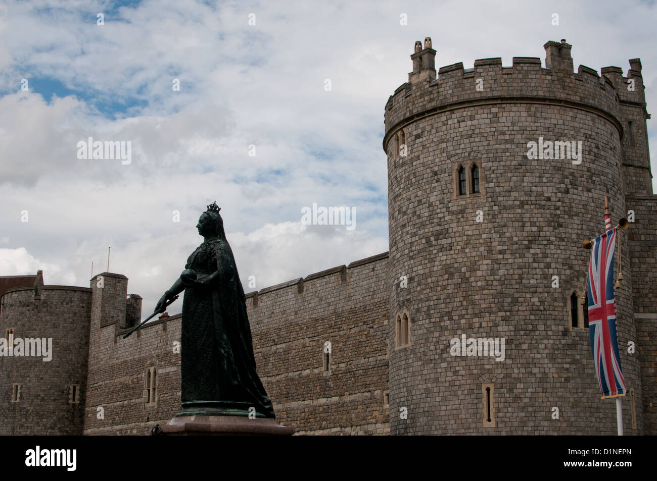 Queen victoria flag union jack hi-res stock photography and images - Alamy
