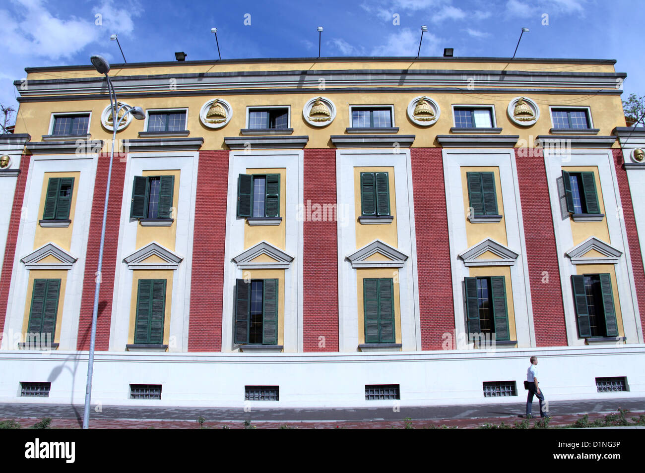 Italian Architecture in Tirana which is the Capital City of Albania ...