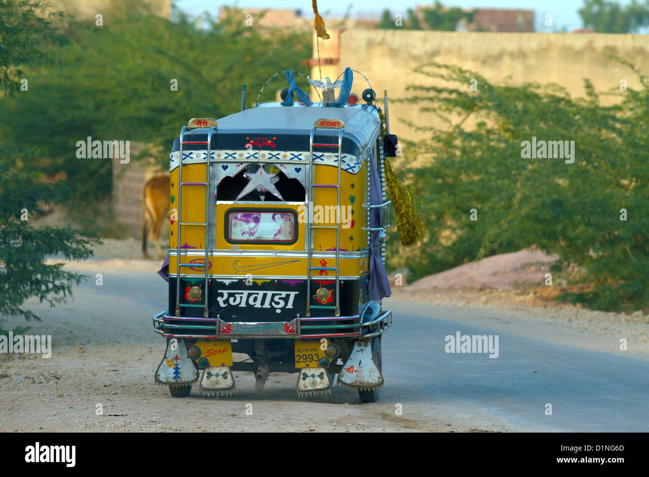 Auto rickshaw on road High Resolution Stock Photography and Images - Alamy