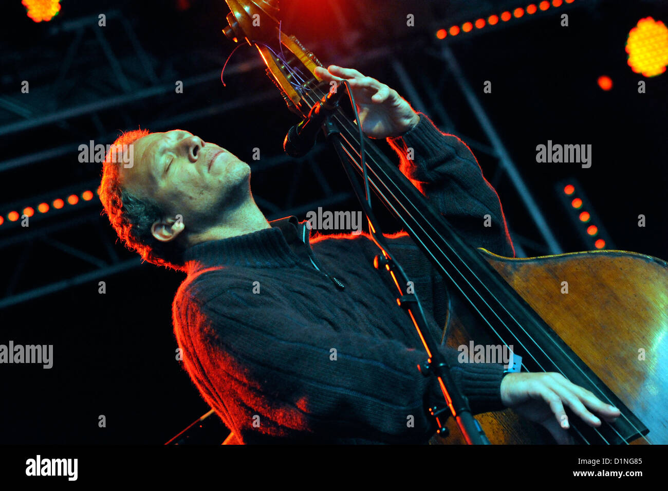 Israeli bassist Avishai Cohen performing on stage at the Stockholm Jazz ...