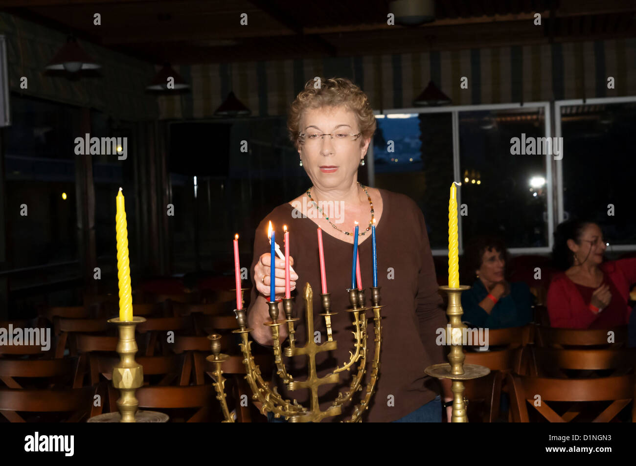 Channuka menorah hi-res stock photography and images - Alamy