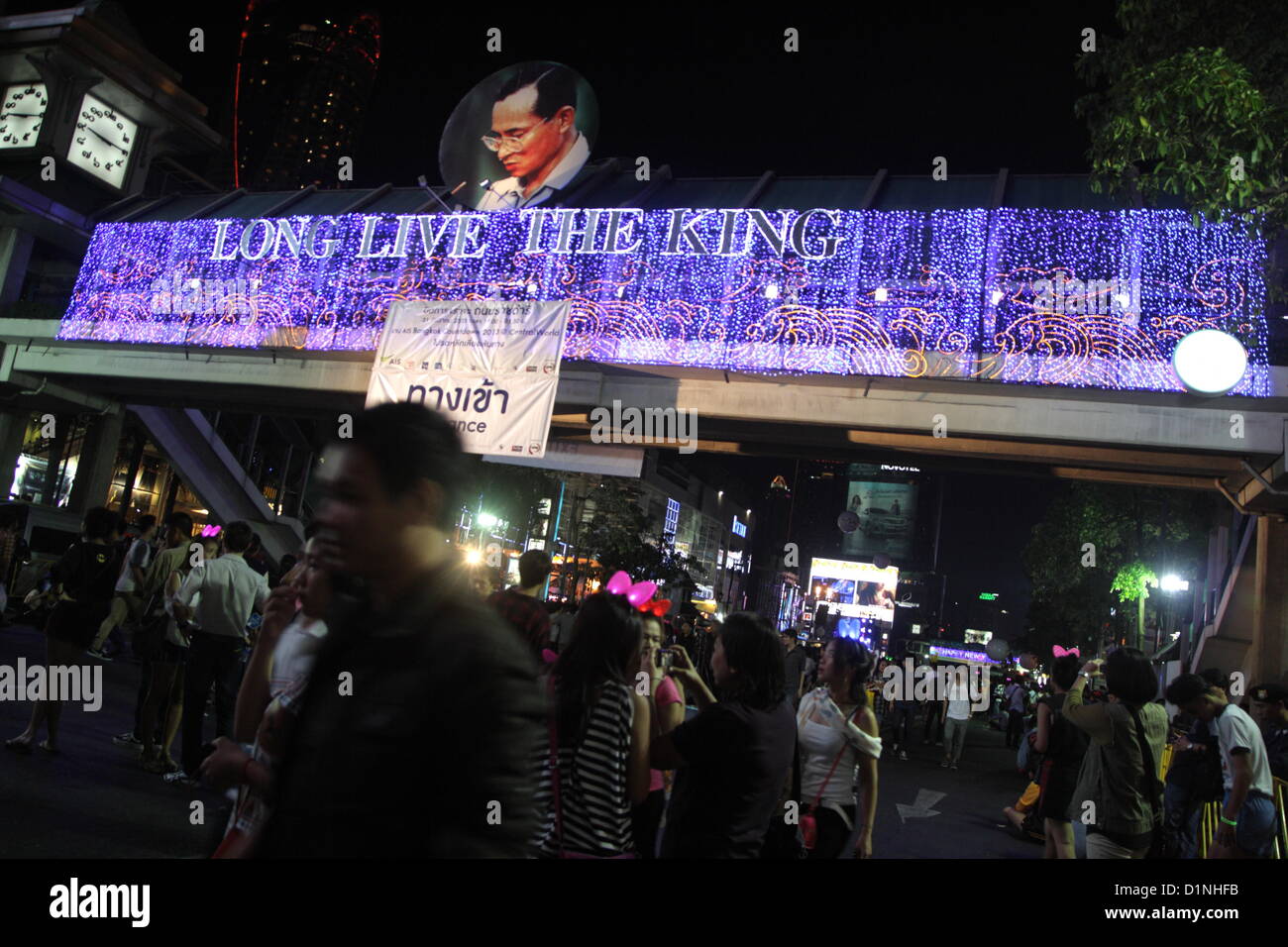 31th Dec , 2012 . Bangkok , Thailand . New year eve countdown ...