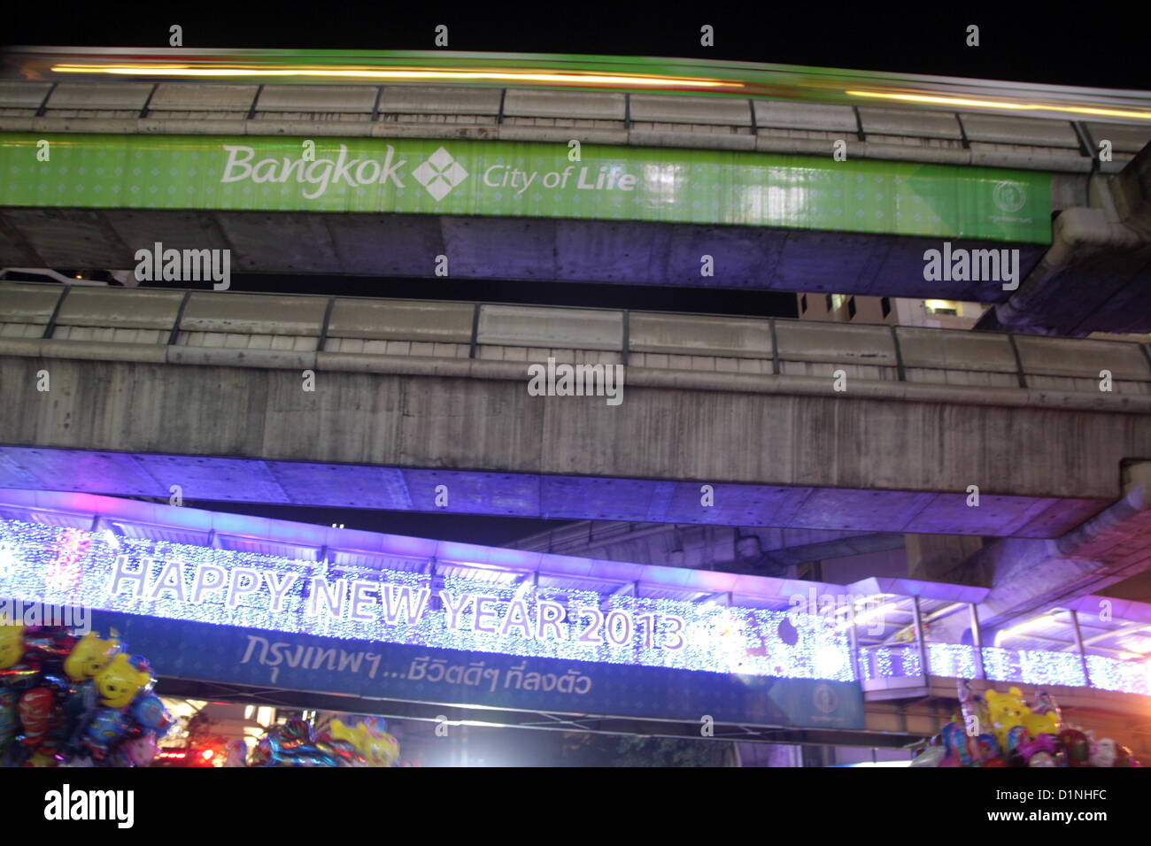 31th Dec , 2012 . Bangkok , Thailand . New year eve countdown ...