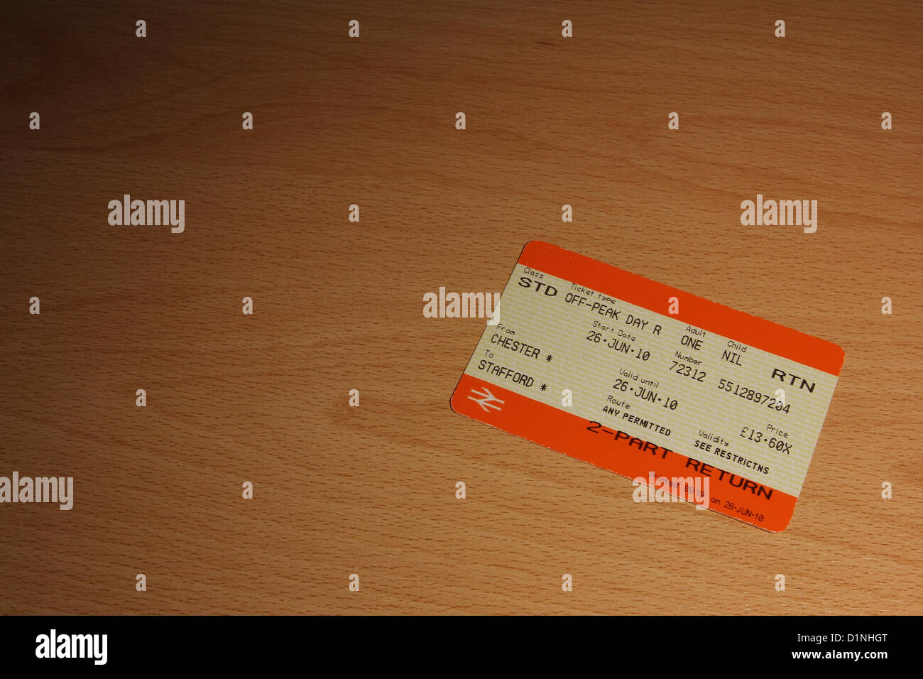 Rail tickets in England, Wales and Scotland Stock Photo - Alamy