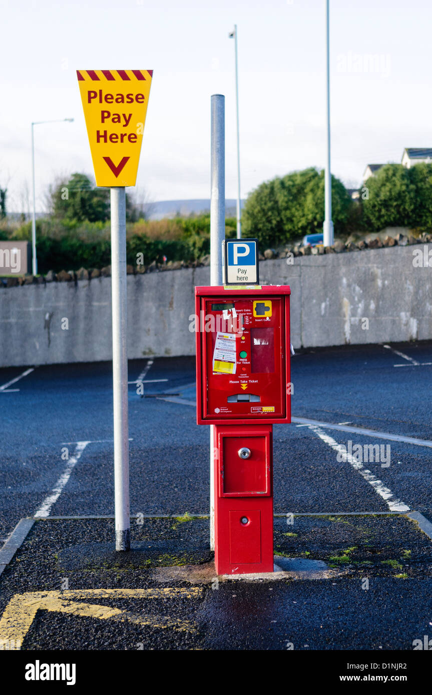Car parking ticket dispenser hi-res stock photography and images - Alamy
