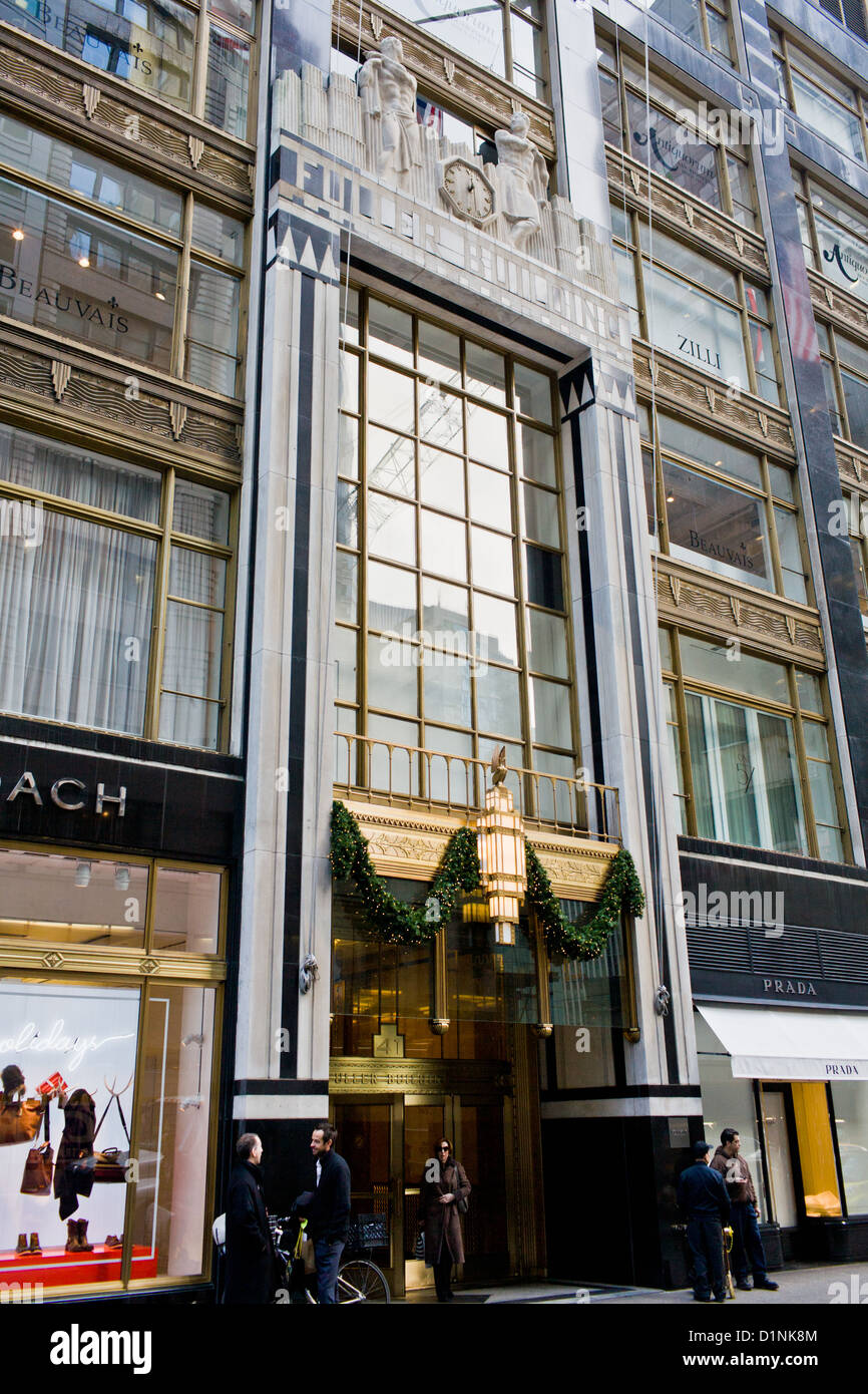 Fuller Building, art deco, houses many galleries, midtown Manhattan ...