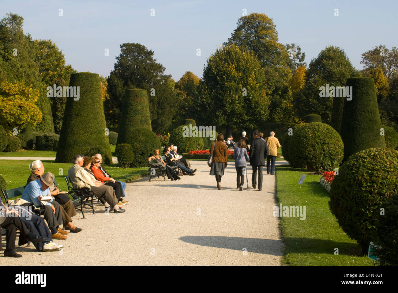 Österreich, Wien 13, Hietzing, Schlosspark Schönbrunn Stock Photo - Alamy