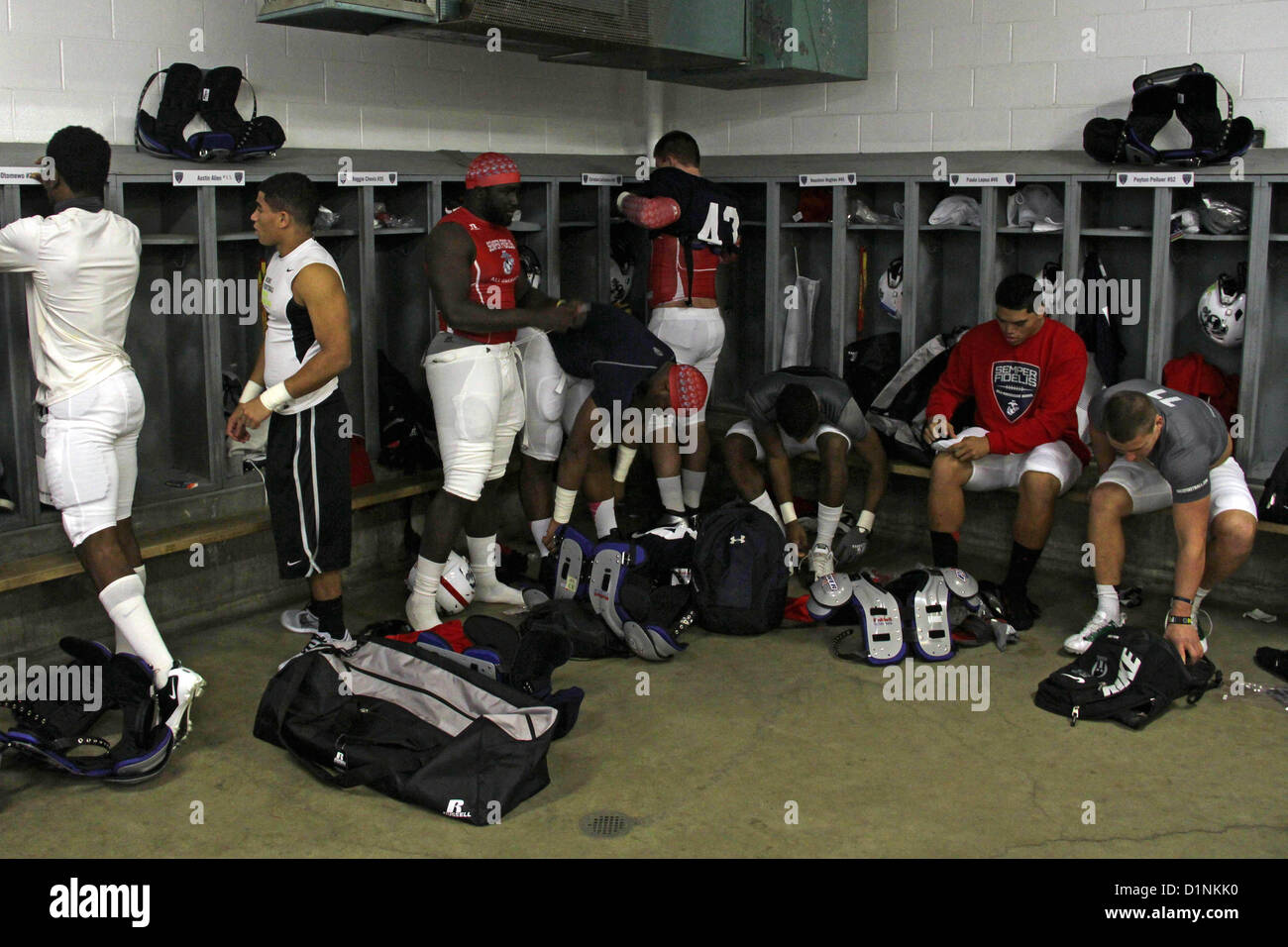 Corey Cooper, a wide receiver for the East Coast Team at the Semper ...