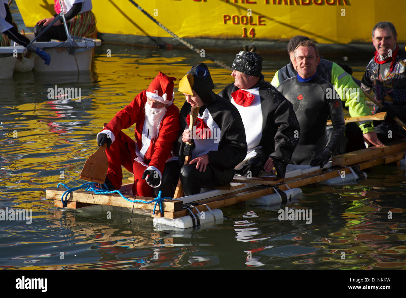 New Year’s Day Bath Race at Poole Quay, Dorset, UK New Years Day ...
