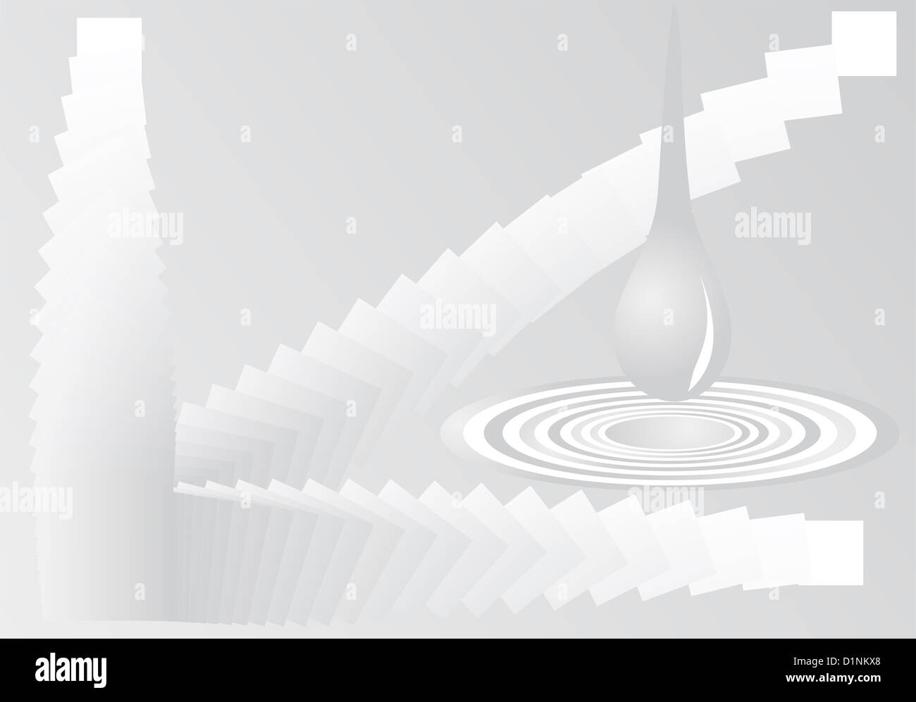 white background with white paper and drop Stock Photo - Alamy