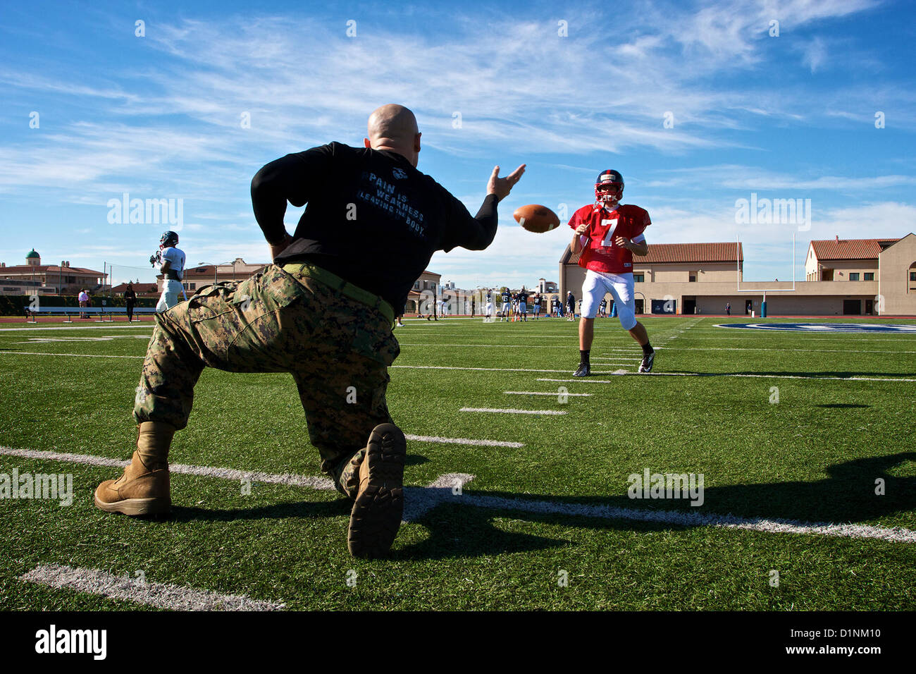 Usmc football hi-res stock photography and images - Alamy