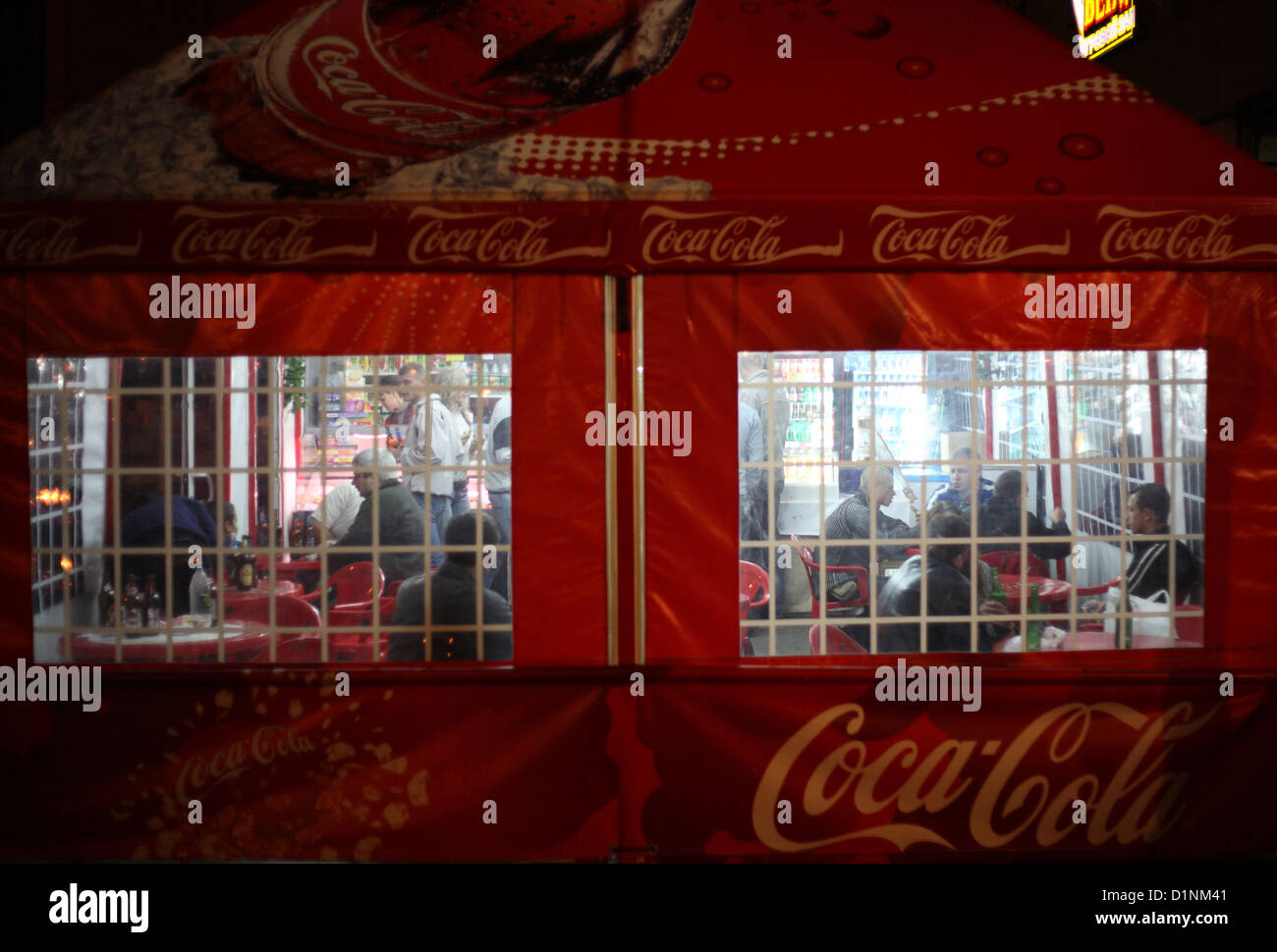 Coca cola tent hi-res stock photography and images - Alamy