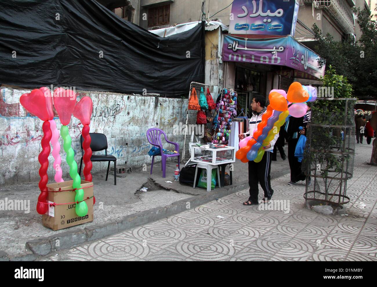 Jan. 1, 2013 - Gaza, Gaza Strip, Palestinian Territory - A Palestinian ...